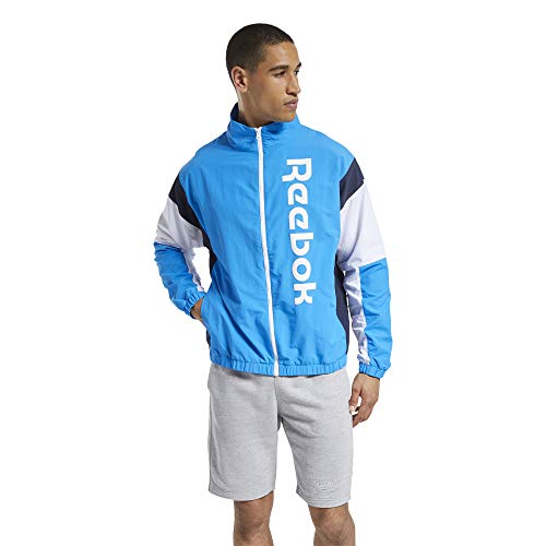 Reebok Training Essentials Linear Logo Full Zip Jacket, Horizon Blue, S