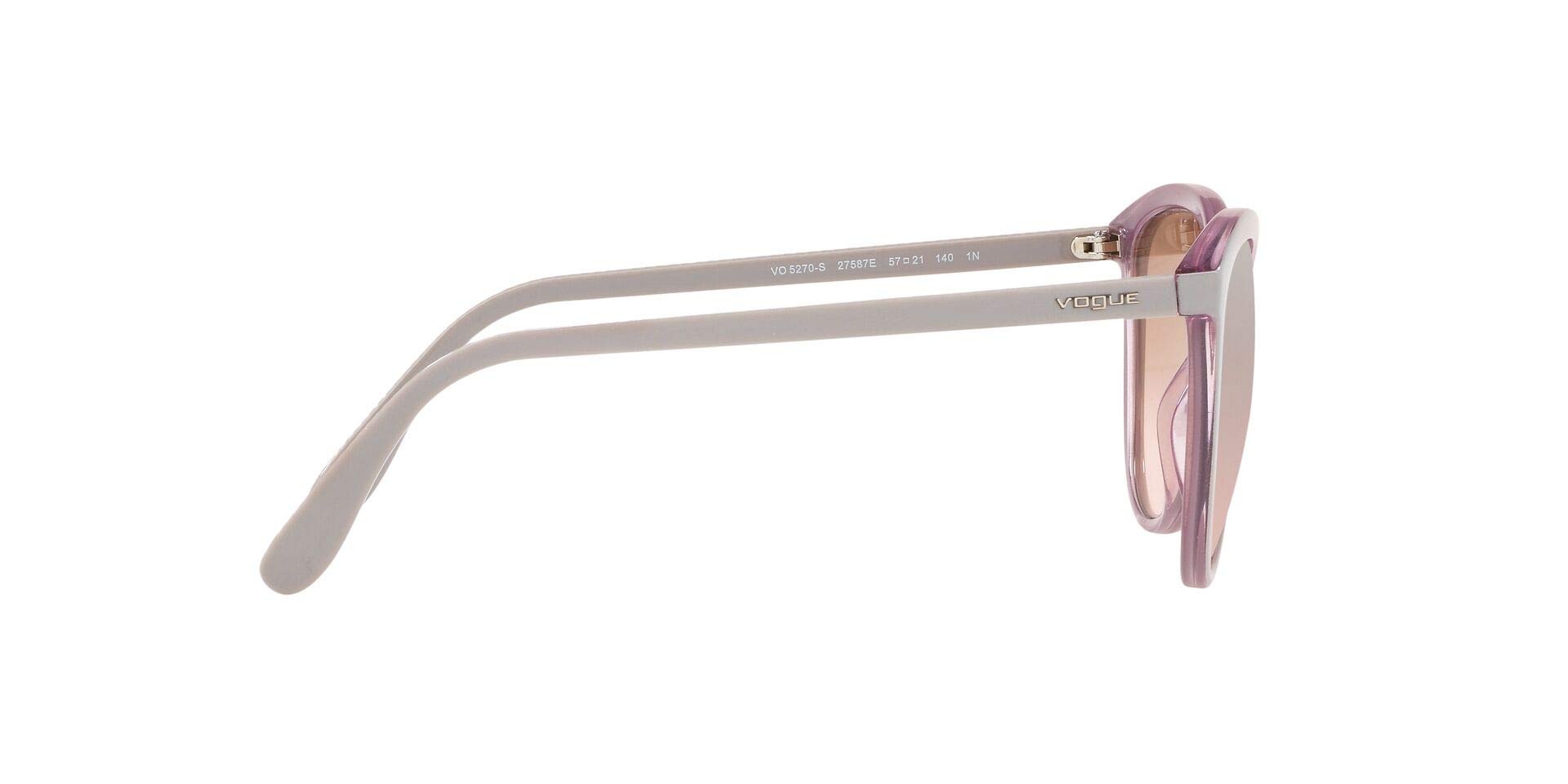 Vogue Eyewear Woman Sunglasses Black Frame, Grey Lenses, 57MM