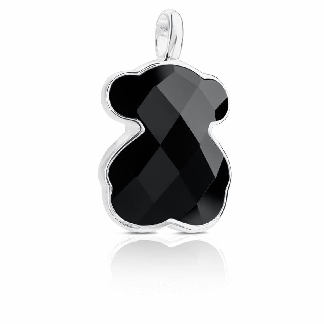 TOUS Color Pendant in Sterling Silver and Onyx.