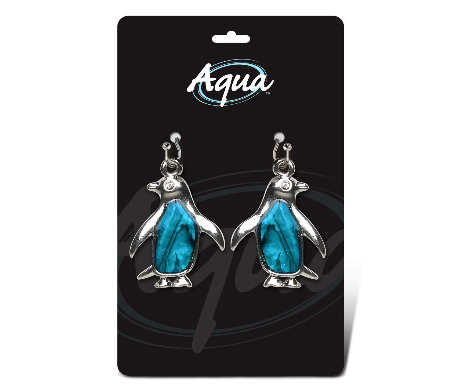 Puzzled Penguin Earrings-ocean Life-1.35 Inch-unique Gift and Souvenir-item#6814
