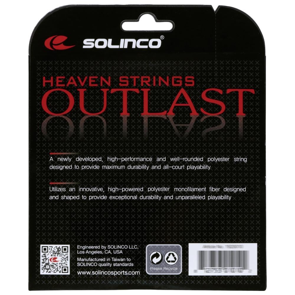 Solinco Outlast Tennis String Set-Red-16