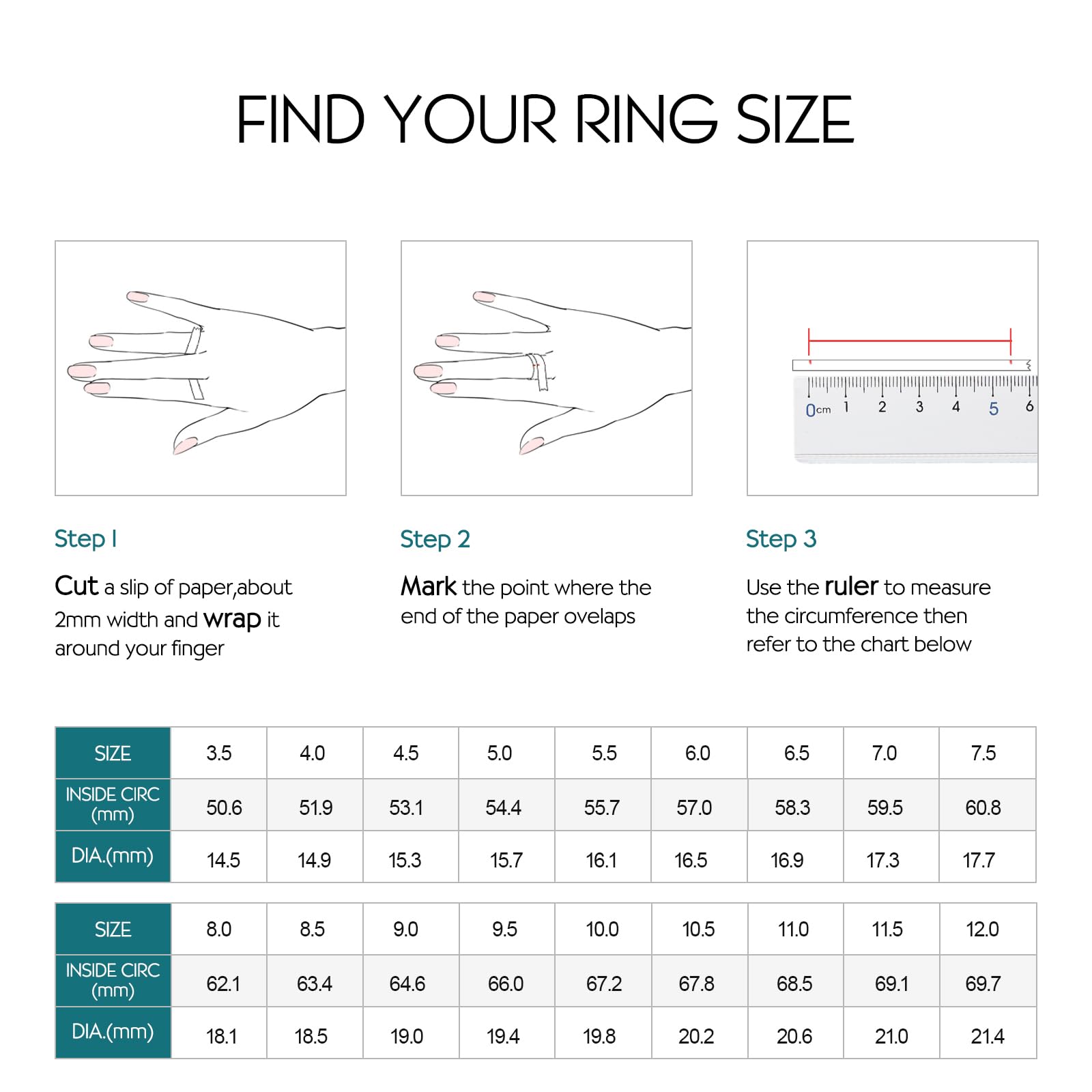 YODEWA Moissanite Wedding Band for Women 6 Real Moissanite Stone 925 Sterling Silver Hypoallergenic 0.6ct DEF Color VVS Lab Created Diamond Anniversary Engagement Bands Ring Size 7