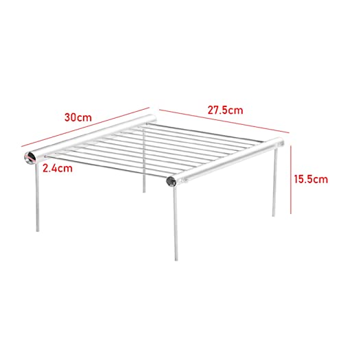 TBMAKE Grills 2pcs Stainless steel portable barbecue, folding grill, park, picnic, outdoor barbecue accessories