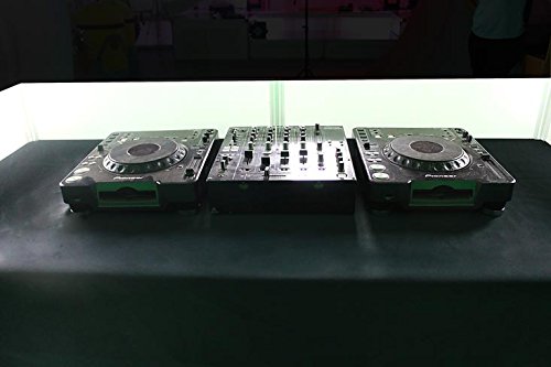 Tabletop DJ Facade by Dragon Frontboards: Short White Acrylic 4' Tabletop Facade