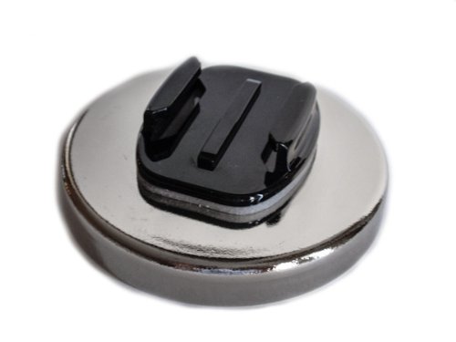 The Accessory Pro® Magnetic Mount and Steel Safety Cable Compatible with All GoPro® Cameras - 100+ mph Speed