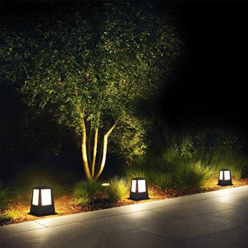 Xungzl Creative Simple Outdoor Wall Lights Waterproof Column Lights Grass Lights Garden Garden Lights Pool Landscape Lighting Home LED Yard Lighting