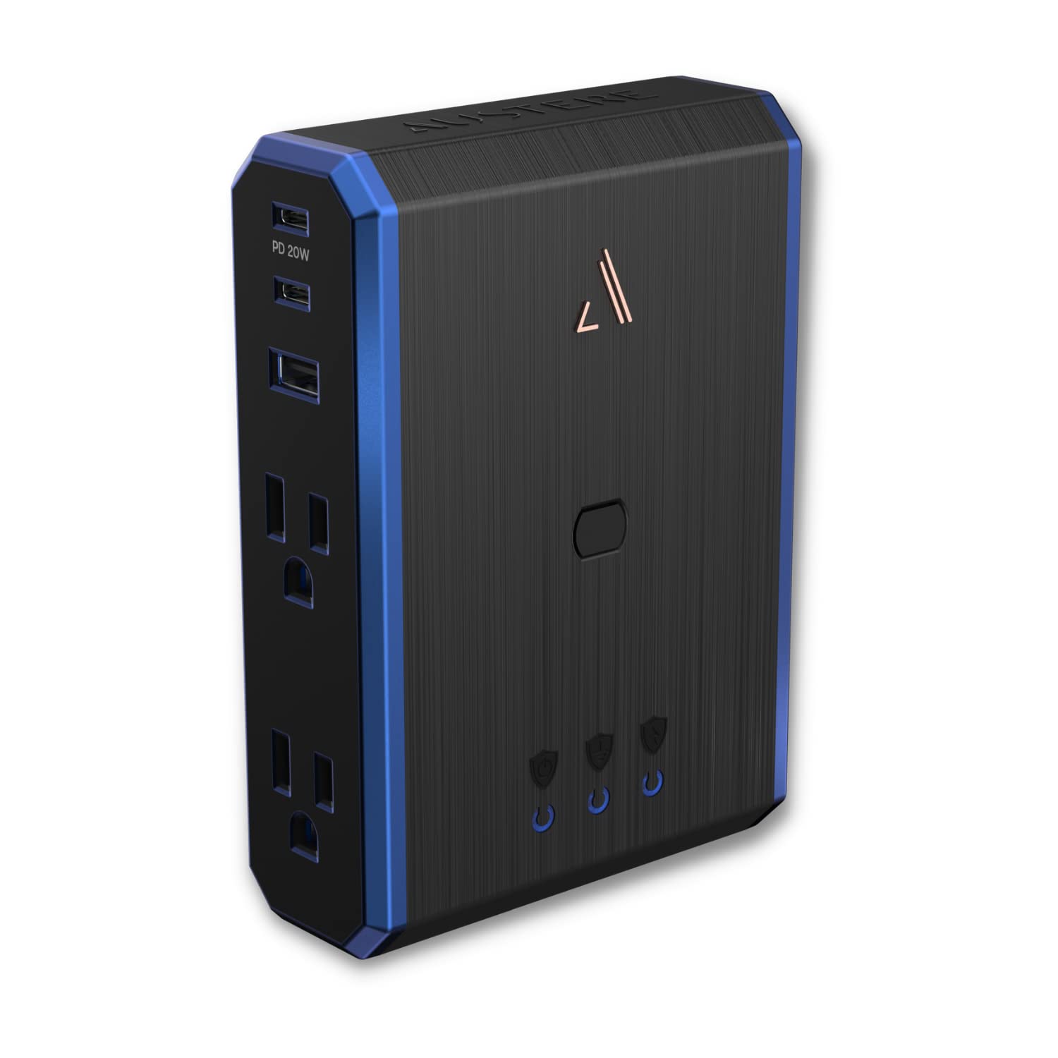 Sony XR55A95L 55 Inch QD-OLED 4K UHD Smart Google TV with AI Upscaling with a 5S-PS4-US1 4-Outlet Power with Omniport USB (2023)