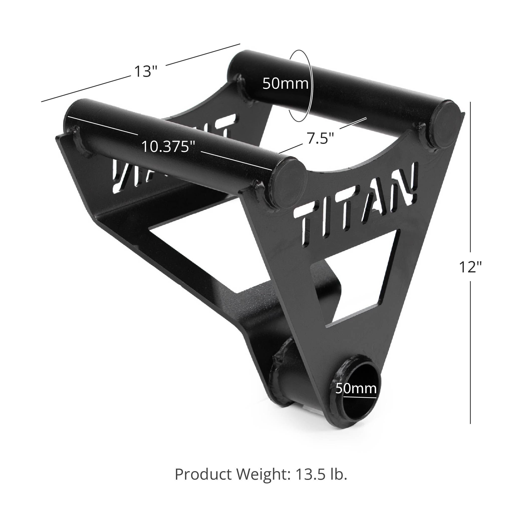 Titan Fitness Fat Grip Parallel Landmine Handle, 1.9" Diameter, Landmine Rows, Pulls, Presses, Rotational Drills