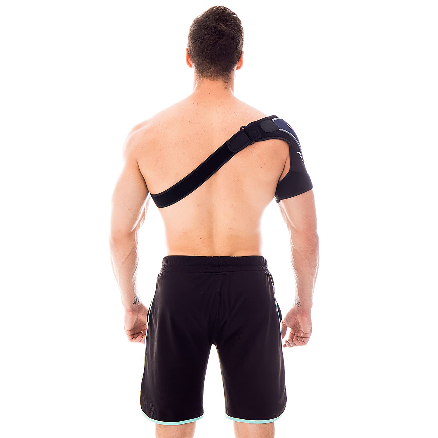 YXTC Shoulder Stability Brace for Men and Women, Compression Support for Torn Rotator Cuff and Other Shoulder Injuries，Tendonitis, Dislocation, Bursitis, Pressure Pad Light and Breathable Neoprene Shoulder Support for Rotator Cuff, Dislocated AC Joint Pa