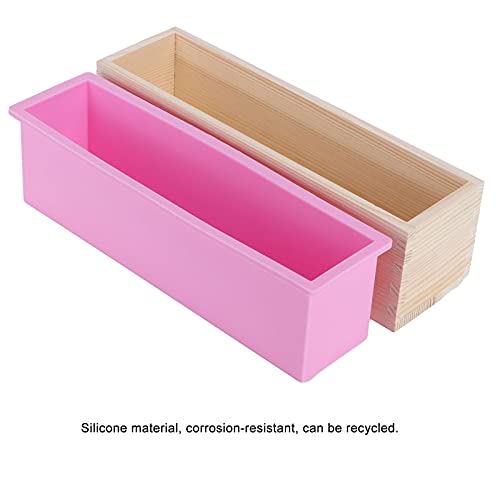 Udavivi Complete Soap Making Kit - Rectangular Soap Mold, Straight Cutter, Soap Cutting Tool, Perfect Soap Making Supplies Set(900ml)