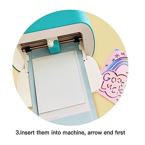 Srunffe Card Mat for Cricut Joy (4.5x6.15 inch, 3 packs), Adhesive Durable Craft Sticky Cutting Mat for Insert Cards, Replacement Accessories for Cricut Joy