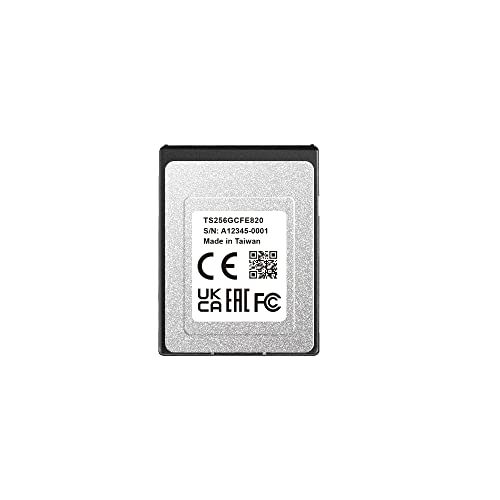 Transcend TS256GCFE820 CFexpress 820 Type B Memory Card for 4K Video Capture
