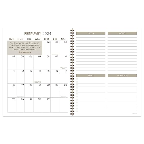 TF PUBLISHING 2024 Hunter’s Lodge Plaid Large Weekly Monthly Planner | Life Planner with 2 Page Spreads | 12 Month Calendar and Planning Prompts | Planner for School or Work | 9"x11"