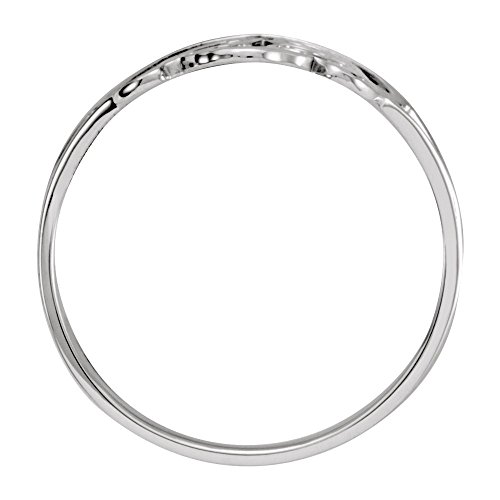 Sterling Silver Face of Jesus Ring - Size 9