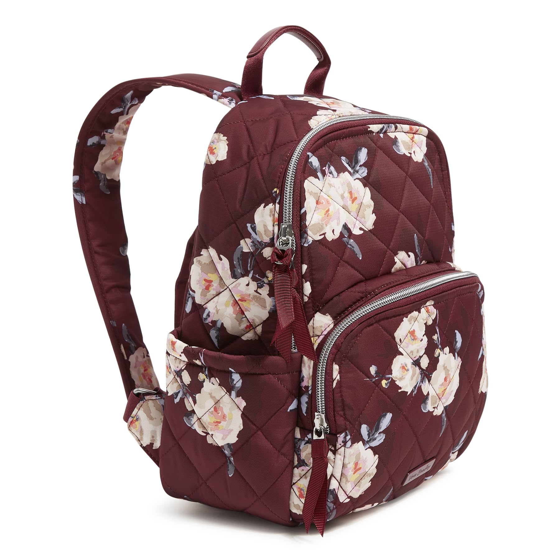 Vera Bradley Women's Performance Twill Small Backpack, Lavender Sky, One Size