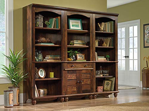 Sauder Harbor View Library, Curado Cherry finish