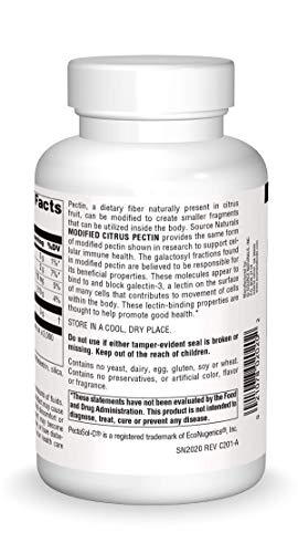 Source Naturals PectImmune Modified Citrus Pectin 750mg - 120 Capsules