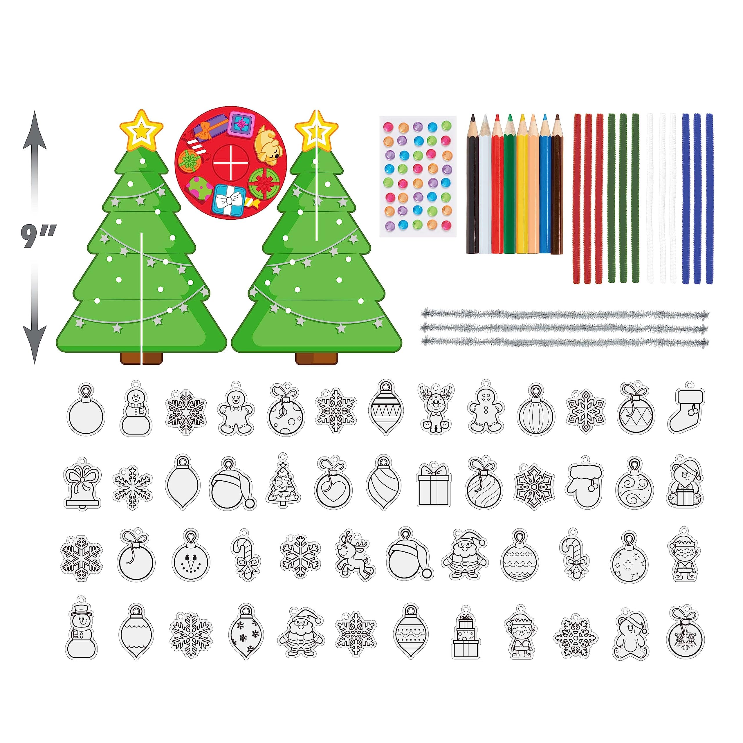Shrinky Dinks Christmas Tree Kit, Kids Toys for Ages 5 Up by Just Play