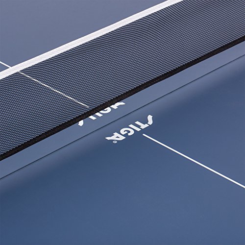 STIGA Space Saver - Mid-Size Portable Table Tennis Table - Compact Storage Fits in Most Closets โ Includes Ping-Pong Net & Post - No Assembly Required