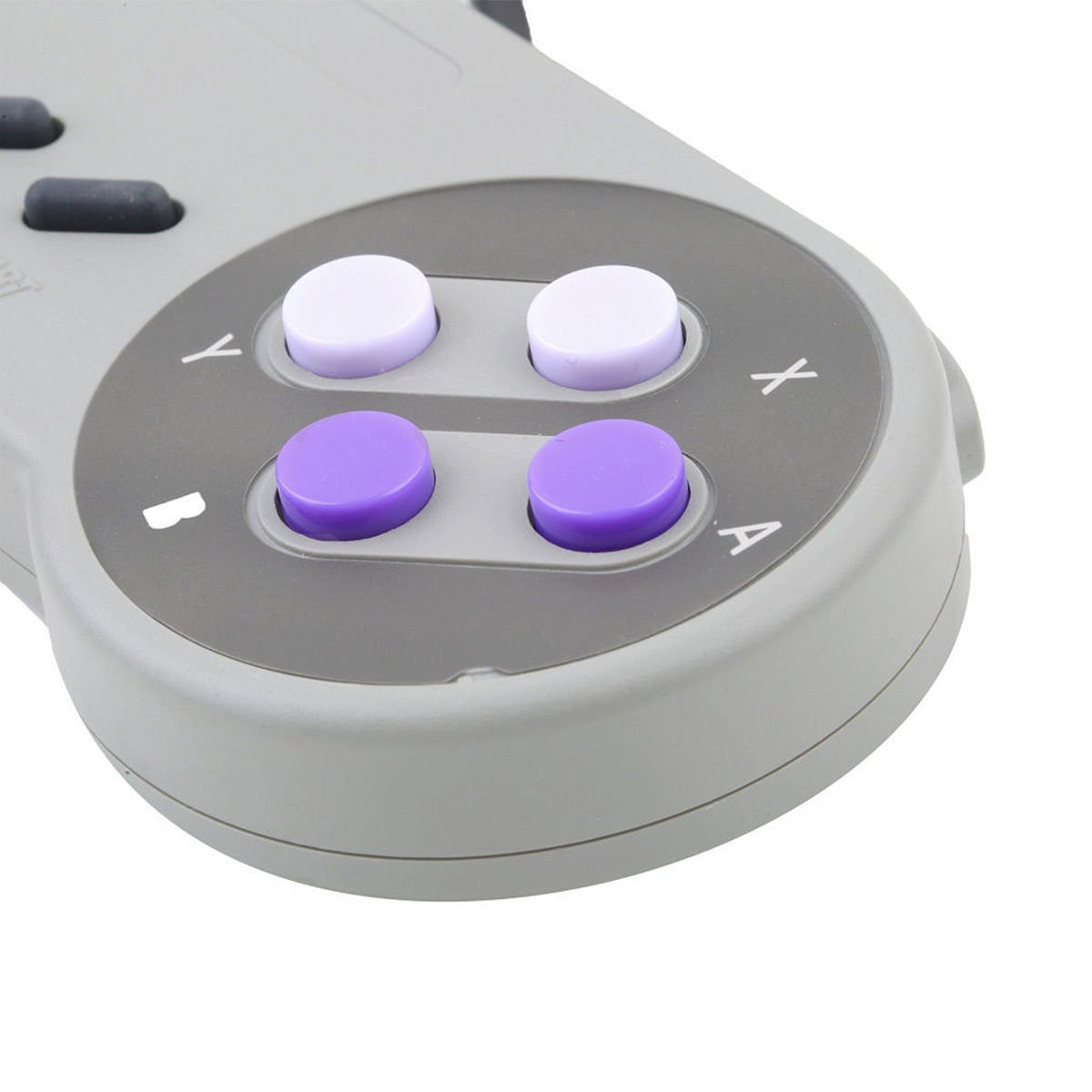 Super Nintendo SNES Controllers, AV Cable and Power Adapter Bundle for the Original Super Nintendo SNES Console System TBGS