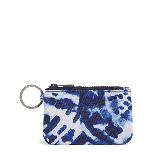 Vera Bradley Women's Recycled Lighten Up Reactive Zip ID Case Wallet, Island Tie-Dye, One Size