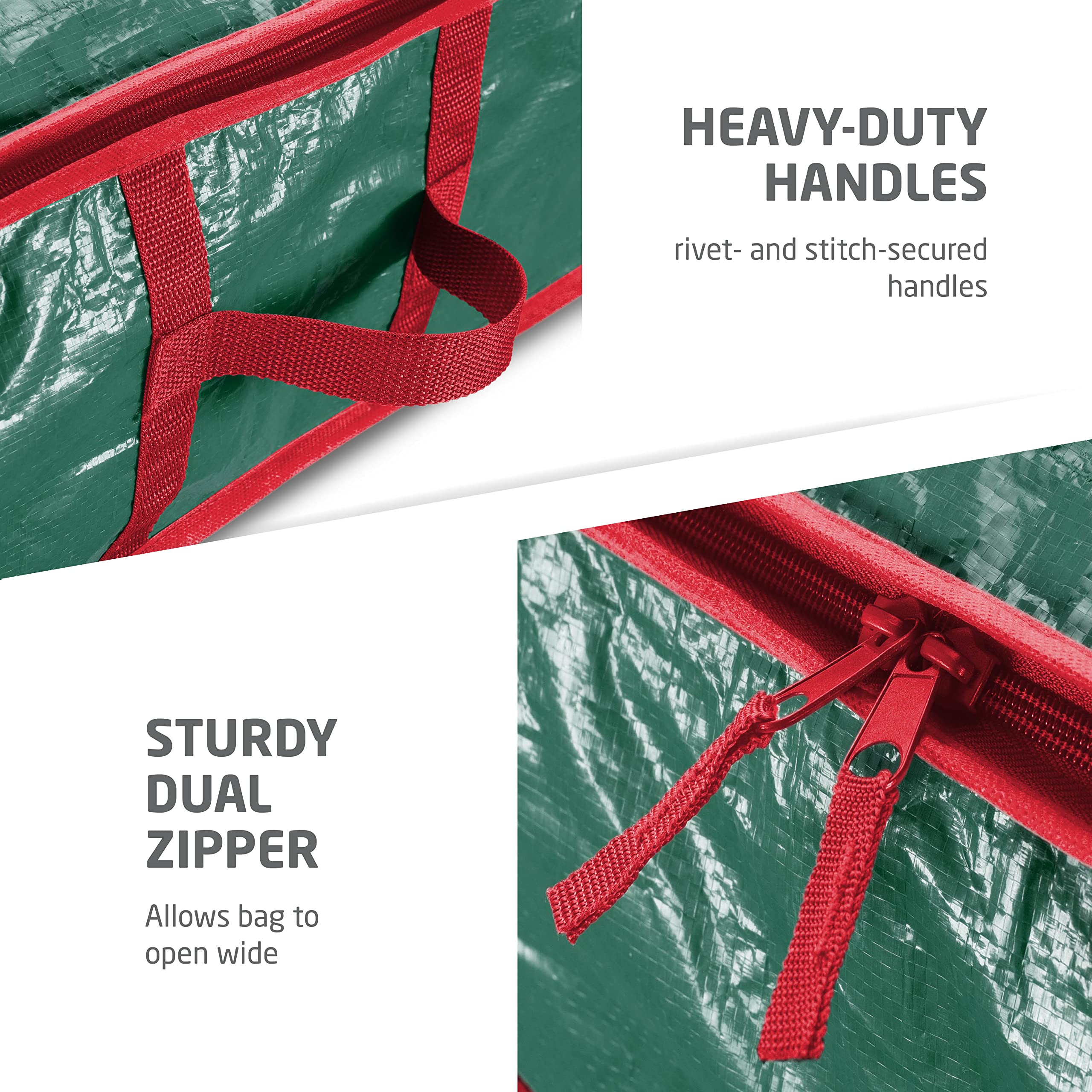 ZOBER Wrapping Paper Storage Containers - 40 Inch Gift Wrapping Organizer Storage W/Interior Pockets - Fits 24 Standard Rolls of Wrapping Paper, Bows, and Ribbons