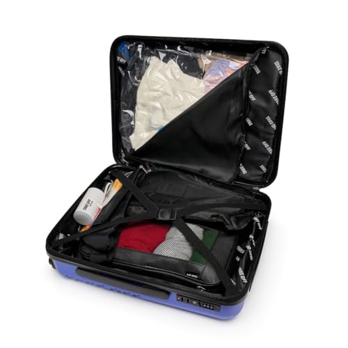 Take OFF Luggage 18 Inch Personal Item Removable Wheels Suitcase 2.0 Converts from Carry-On into Under the Seat Luggage and fits Sizers 18x14x8 Inches