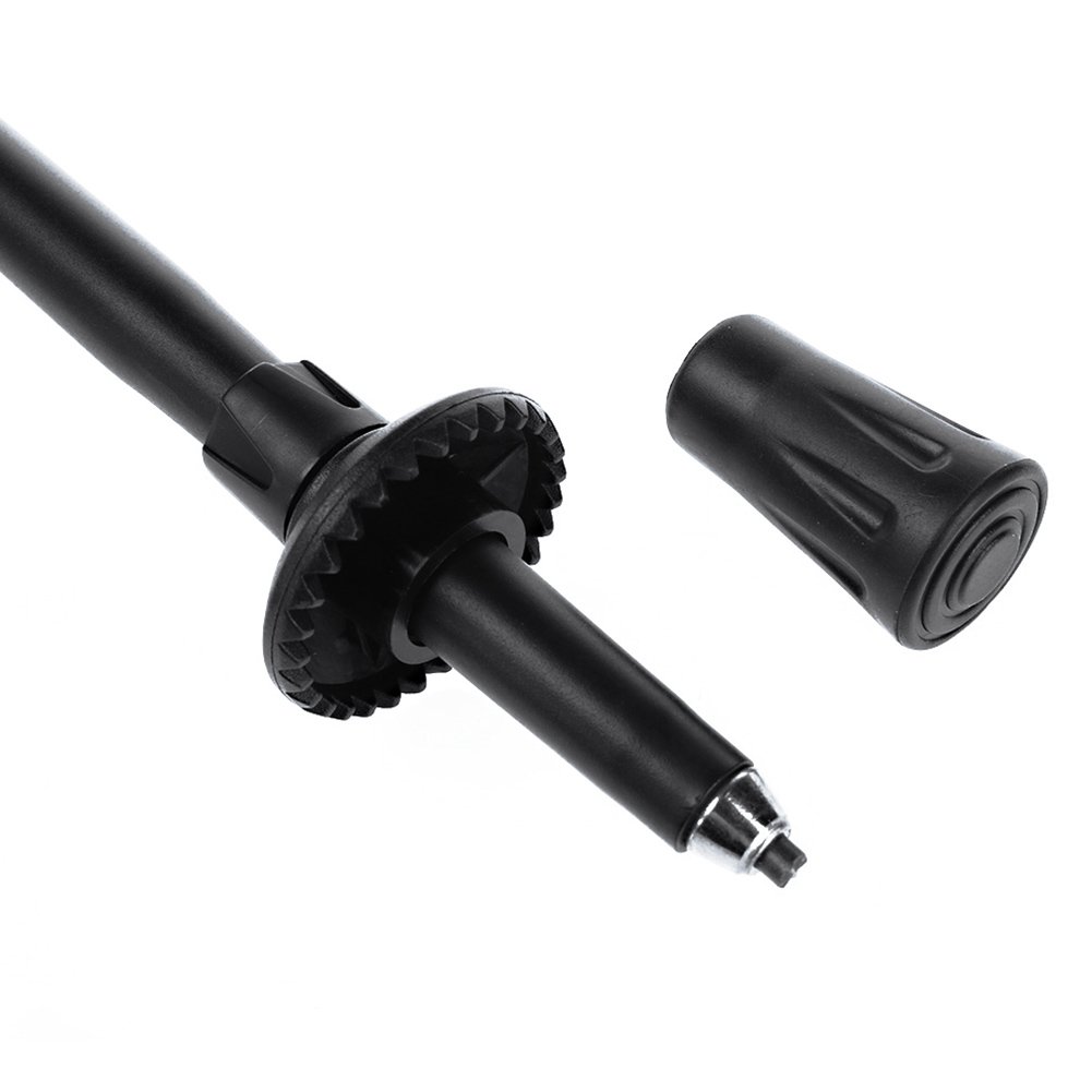Trekking Pole Tips Protectors,Replacement Rubber Tips Fit Most Standard Hiking Trekking Walking Poles,Black(Pack of 6)