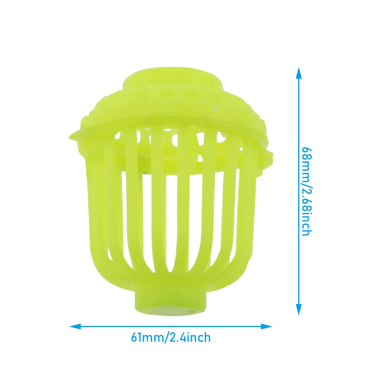 WHYHKJ Fishing Lure Hook Luminous Carp Fishing Cage Basket Jig Carp Spherical Tackle Tools Fishing Hooks Explosion Baits Cage Sea Box Hook