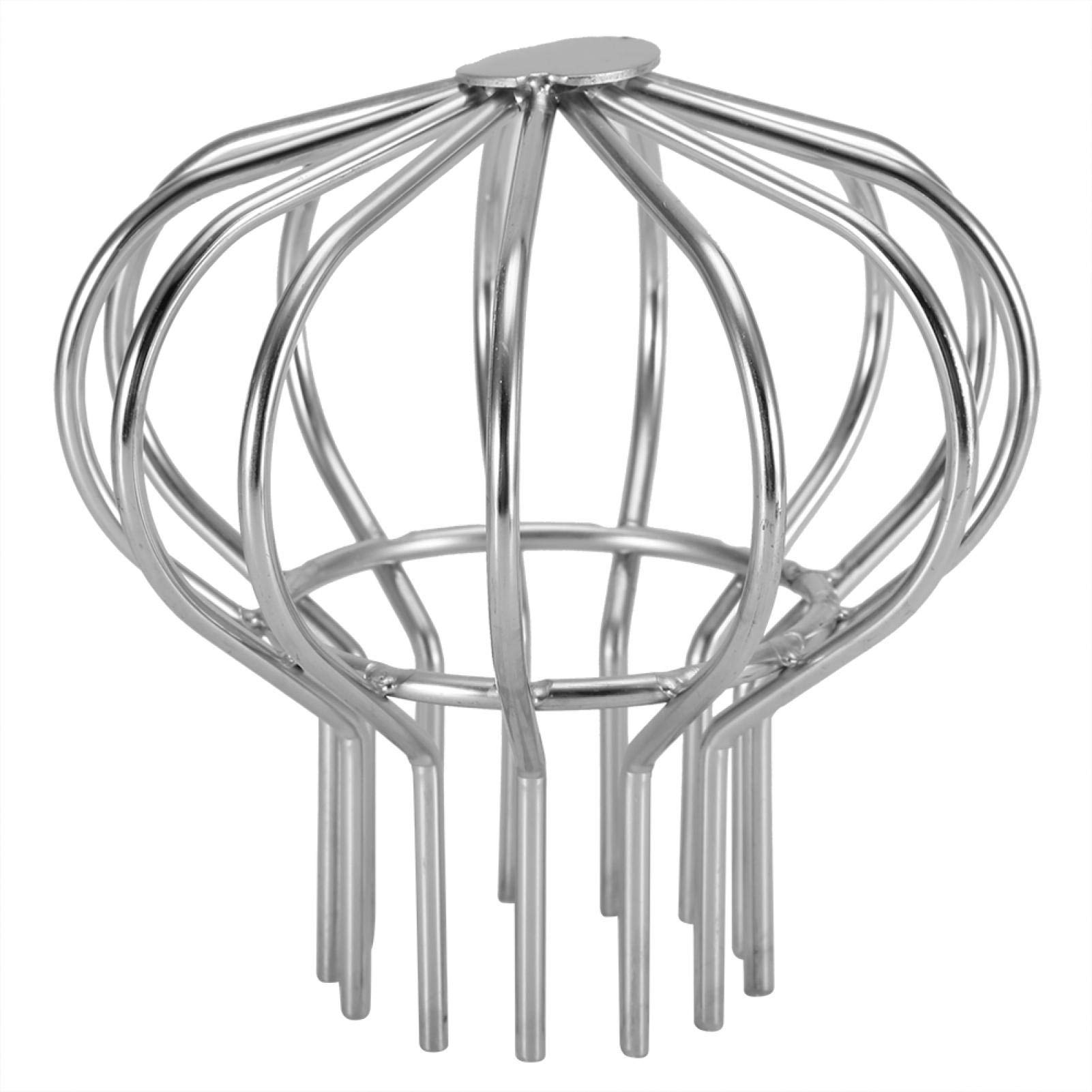 Stainless Steel Drain Outdoor Roof Gutter Guard Anti-Blocking Line Cap Floor Net Cover Drainage Gutter Protector Gutter Cleaning Tool(Tube 75)