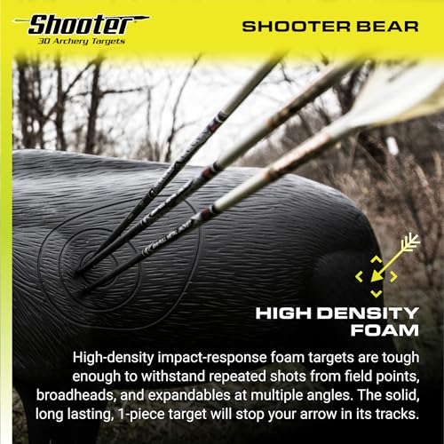 Shooter 3D Archery Bear Target, Black, One Size