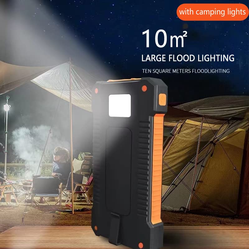 Solar Panels Portable Solar Phone Charger for Camping, Hiking Compatible with iPhone,Solar Panel Charger,20000mAh Portable Solar Phone Battery Panel Charger.