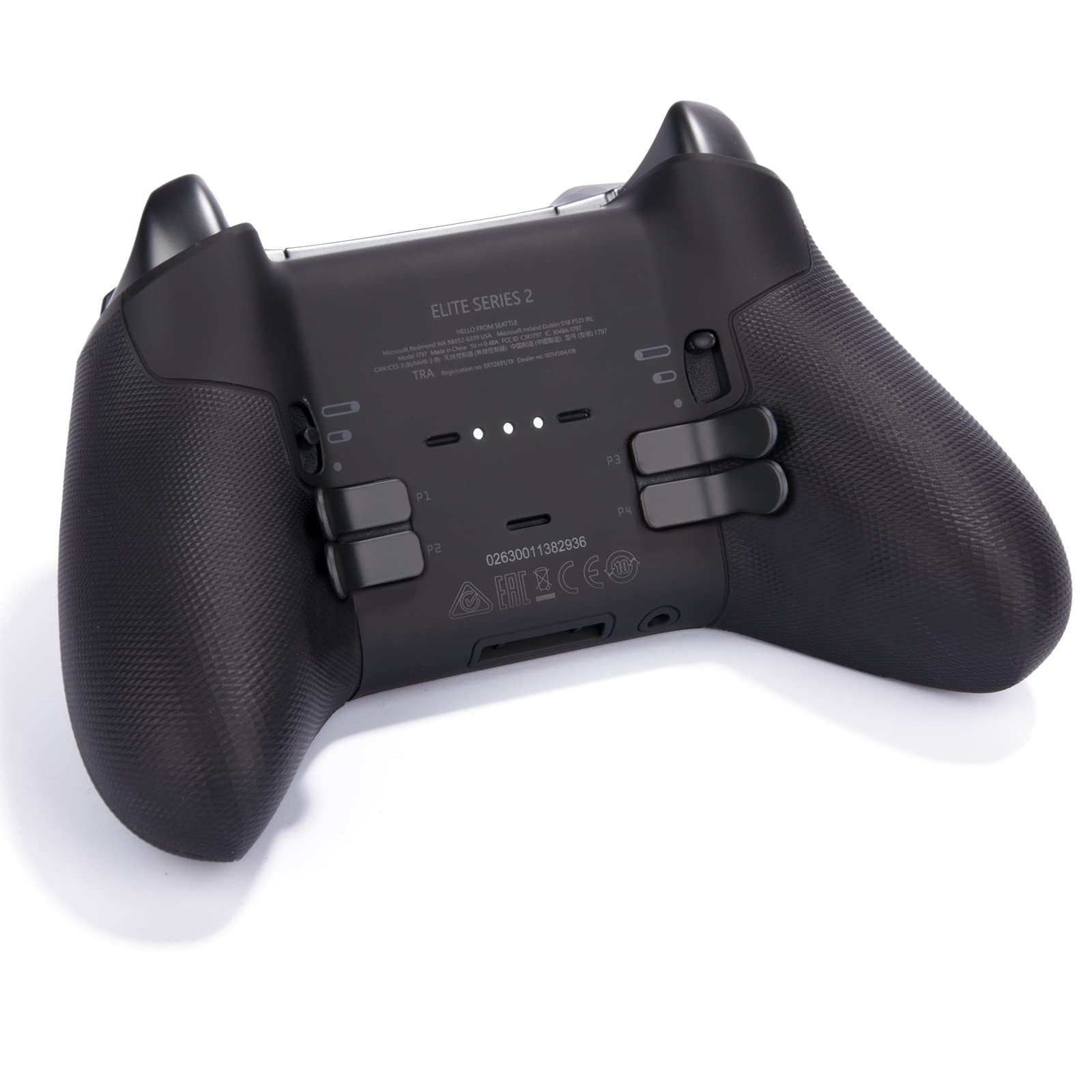 TOMSIN 4 pcs Mini Paddles for Xbox Wireless Elite 2 Controller,Metal Stainless Steel Back Paddles Replacement Parts for Xbox One Elite Controller Series 2 Model 1797 (Black)