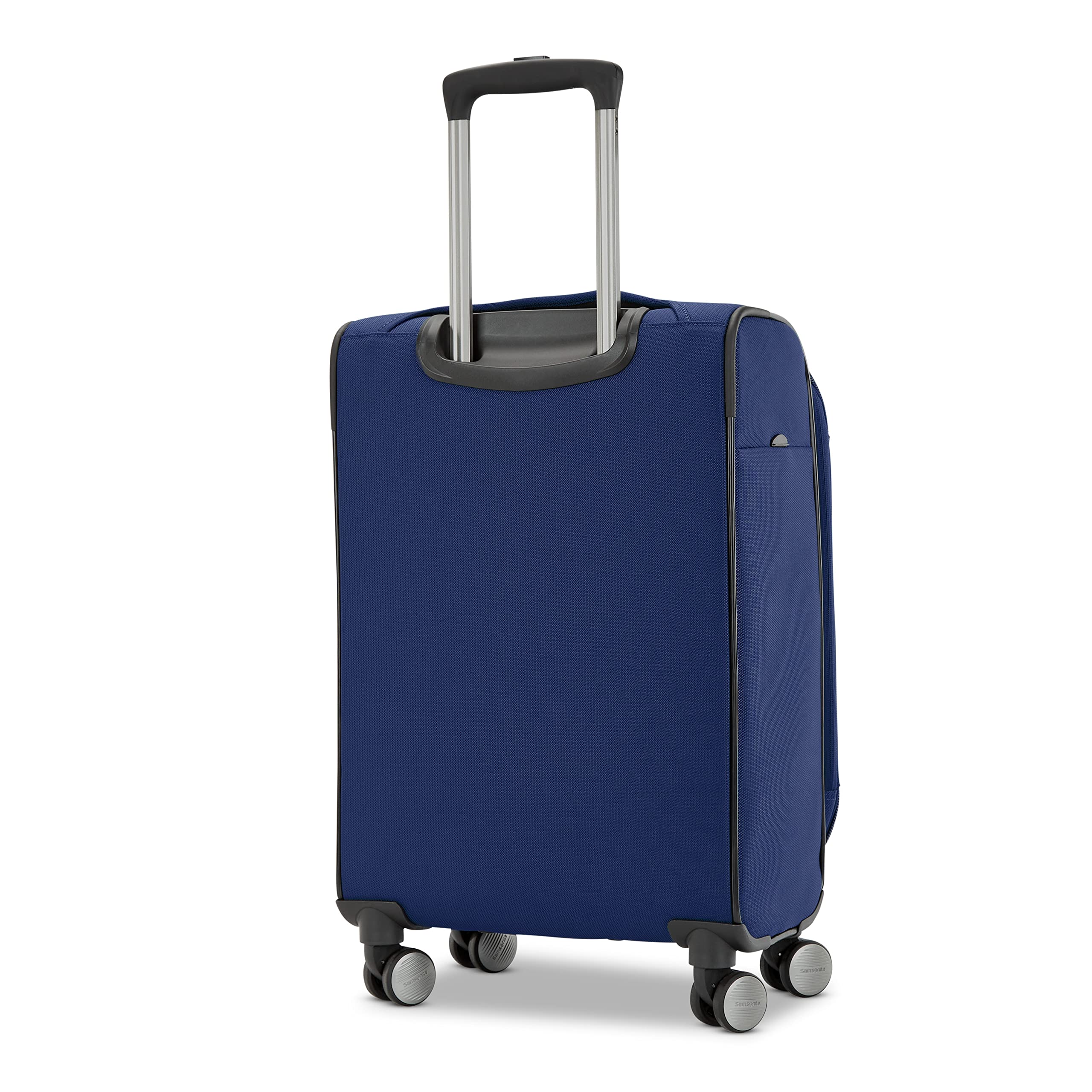 Samsonite Ascella 3.0 Softside Expandable Luggage with Spinners, Sapphire Blue, 2PC SET (Carry-on/Medium)