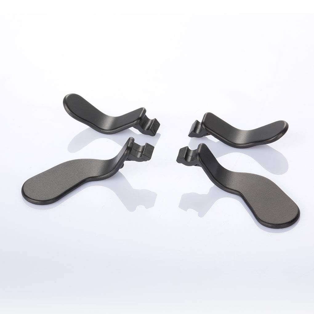 TOMSIN Metal D-Pads and Paddles for Xbox Elite Controller Series 2 & Series 1, Stainless Steel Replacement Parts Compatible with Xbox Elite Wireless Controller (Black)