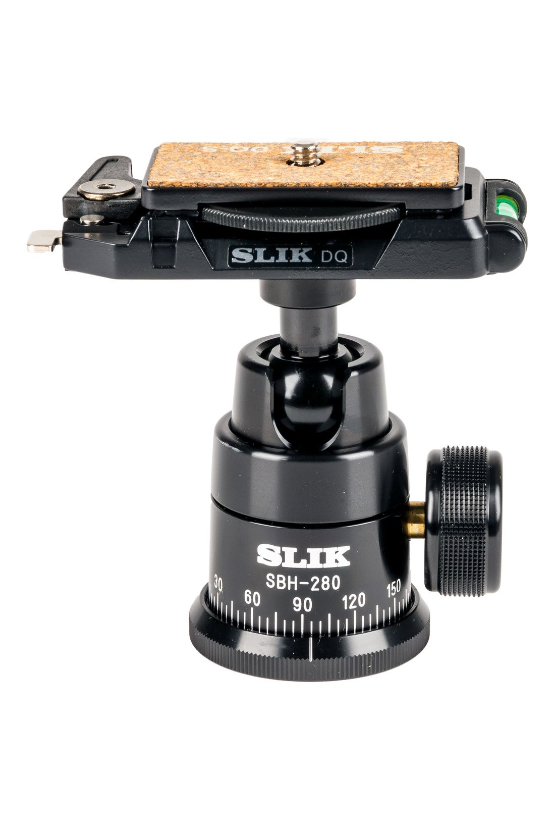 SLIK SBH-280 DQ Professional Ballhead with Quick Release, Supports 8 lbs., Black (618-322)