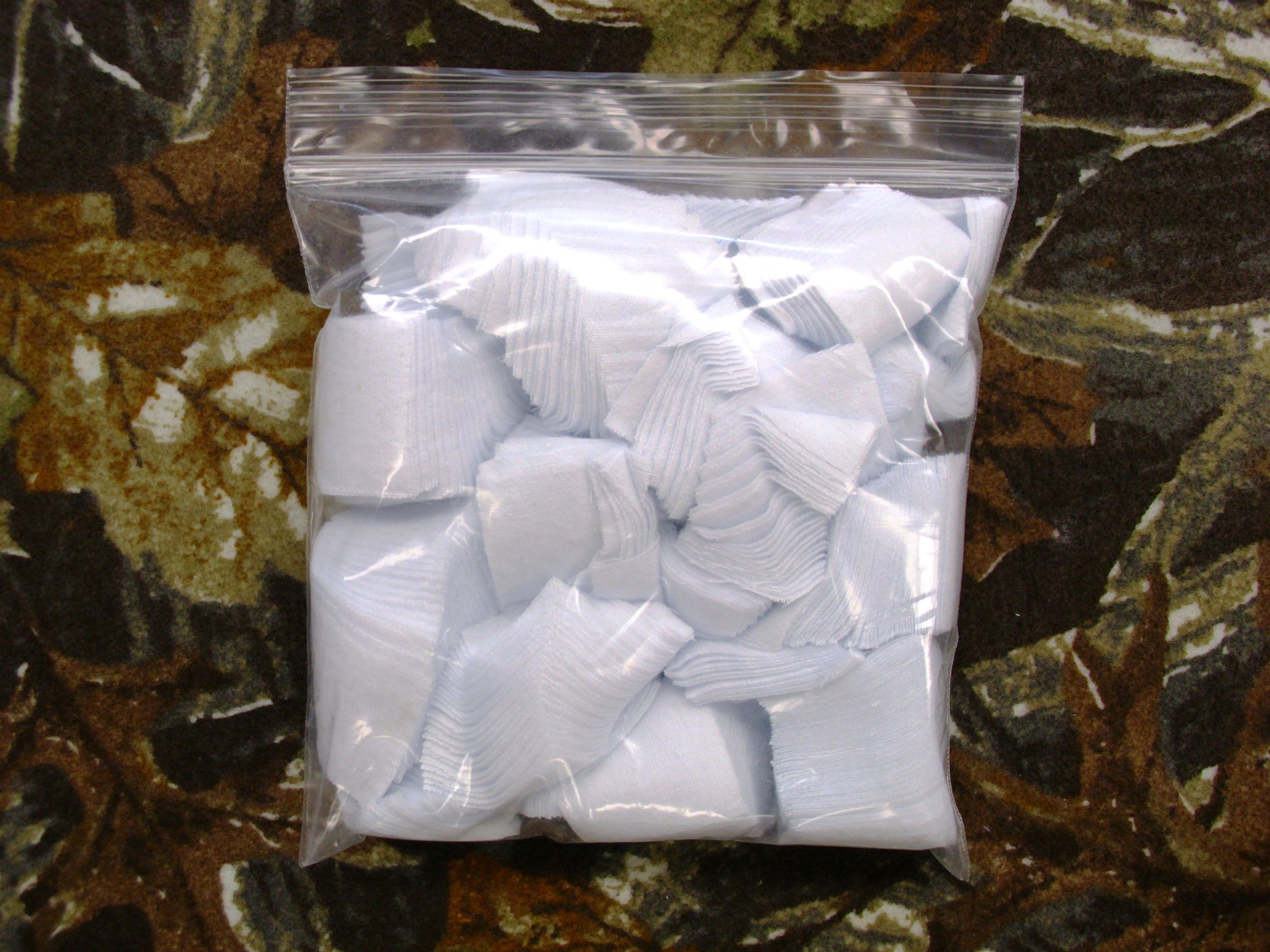 Skyline Center Inc. - Gun Cleaning Patches - 1 3/8" Square Bulk 500ct. - .22 - .27 Caliber - Made in USA