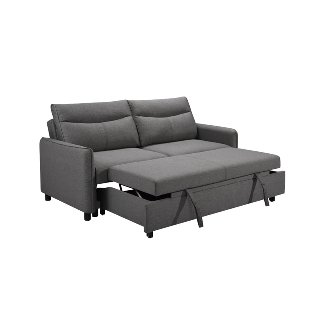 SLNFXC 3 in 1 Convertible Sleeper Sofa Bed, Fabric Loveseat Futon Couch W/Pullout Bed, Lounge Sofa W/Reclining