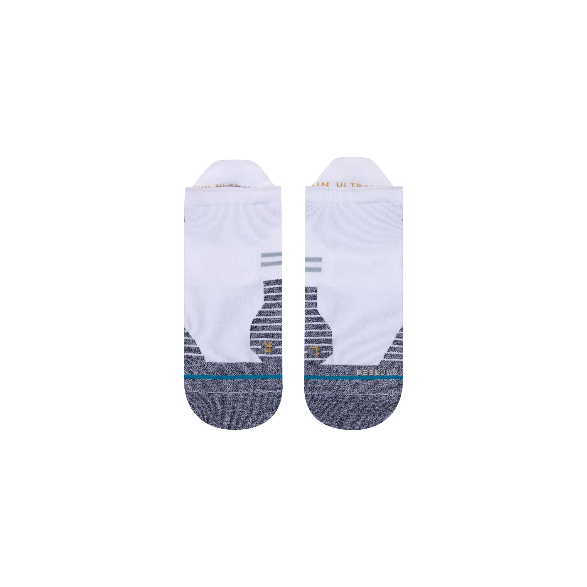 Stance Run Light Tab St Socks (Large, White)
