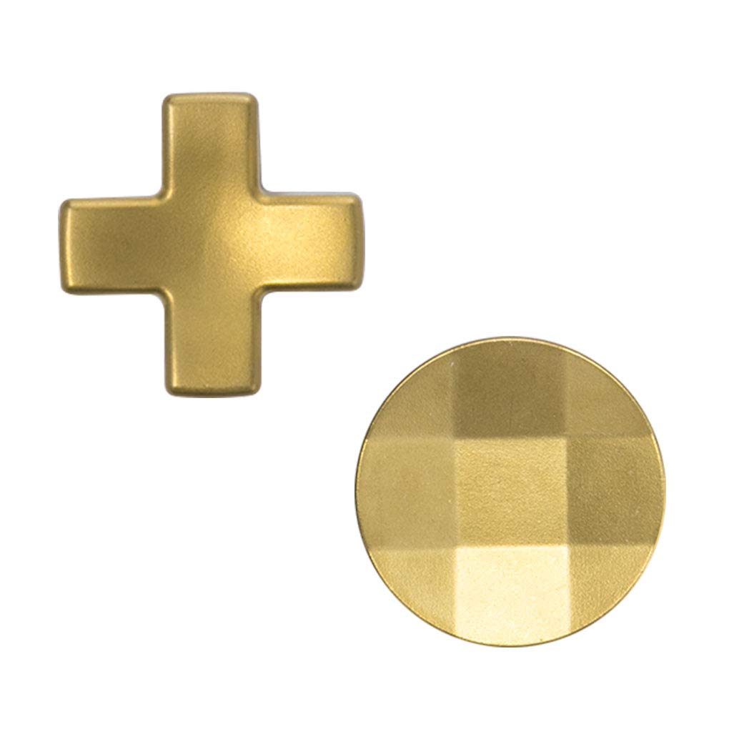 TOMSIN Replacement Metal D-Pads and Paddles for Xbox Elite Controller Series 2 and for Xbox Elite Wireless Controller (Gold)