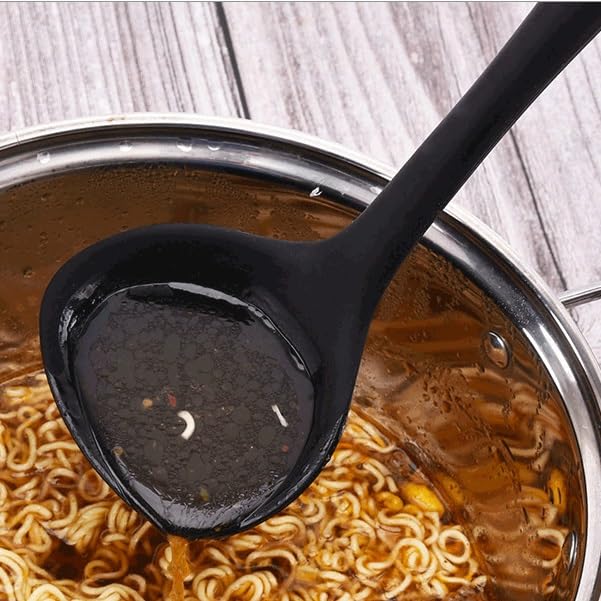 SLEEVY Kitchen Utensils Set Non-stick Kitchenware Cooking Tools Spoon Soup Ladle Spatula Shovel Accessories (Color : E, Size : 5 pieces)