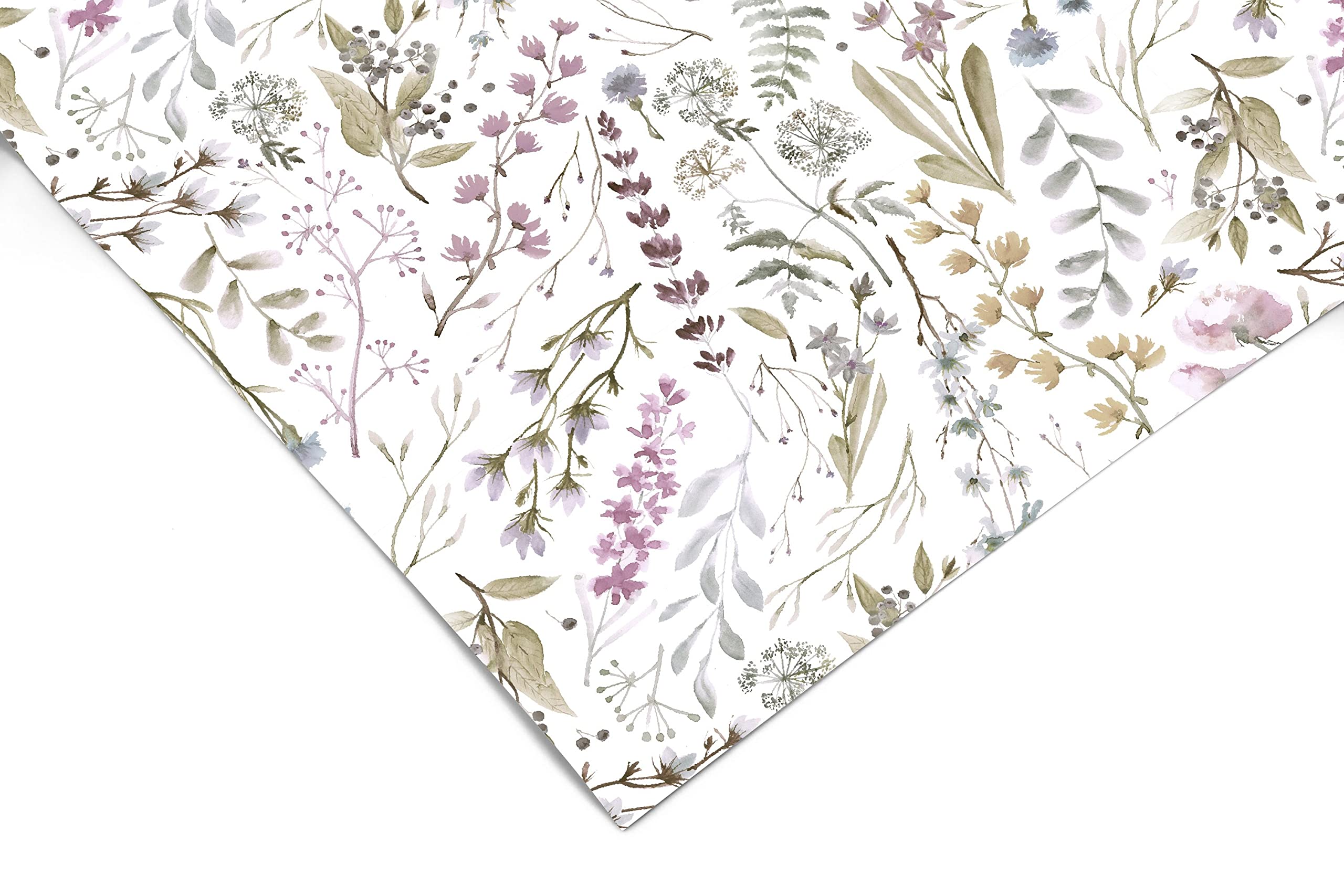 Watercolor Floral Contact Paper | Shelf Liner | Drawer Liner | Peel and Stick Paper 680 12in x 96in (8ft)