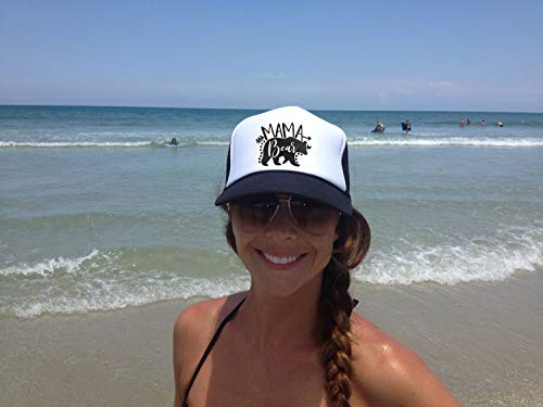 Waldeal Women's Mama Bear Trucker Caps Adjustable Summer Mesh Baseball Hat