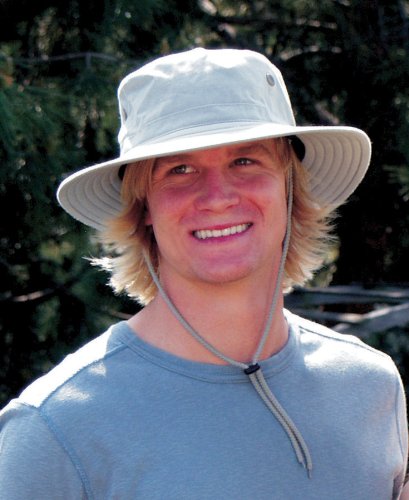 Sloggers Men's Classic Cotton Hat, Grey, UPF 50+ Maximum Sun Protection, Style 4471GY