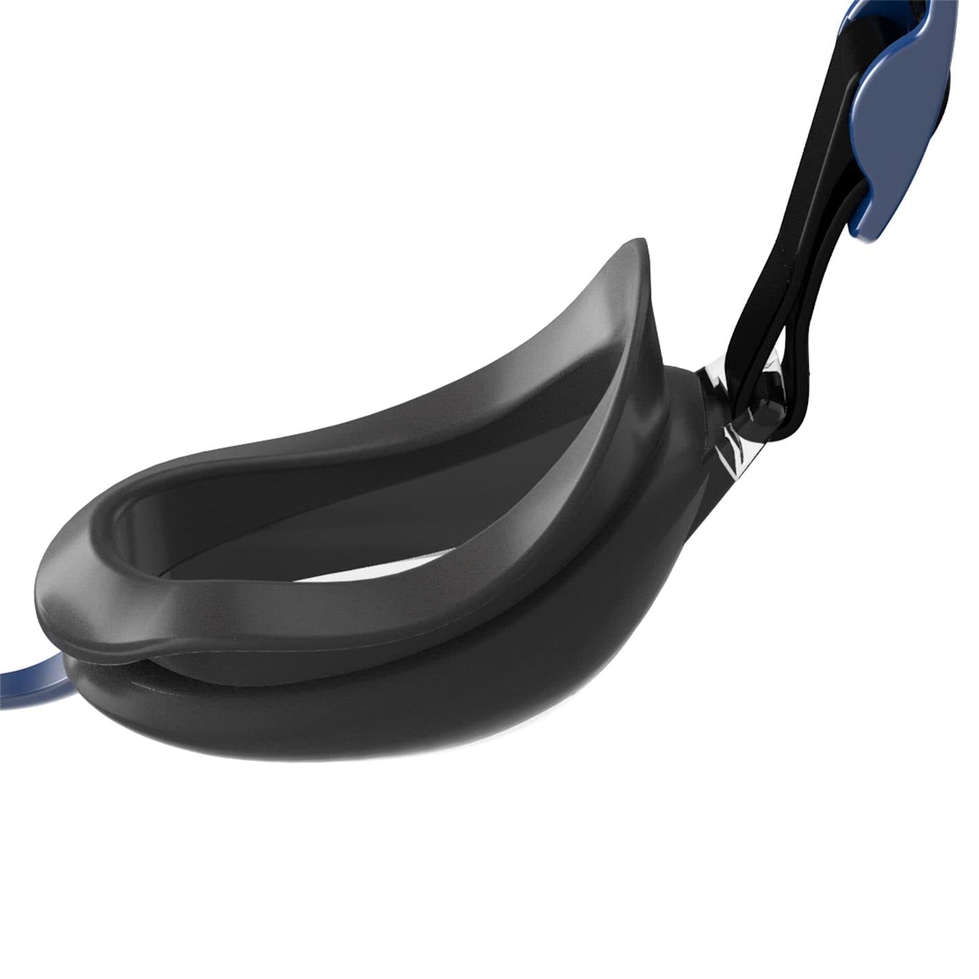 Speedo Aquapure Adult Goggles, Navy/Grey, One Size