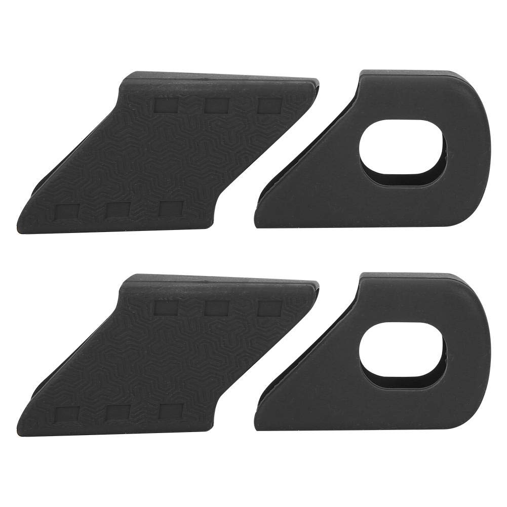 VGEBY1 4PCS Bike Crank Protection Bicycle Sleeve Arm Boots Protector Dust Proof Cover for Mountain Bike(Black)