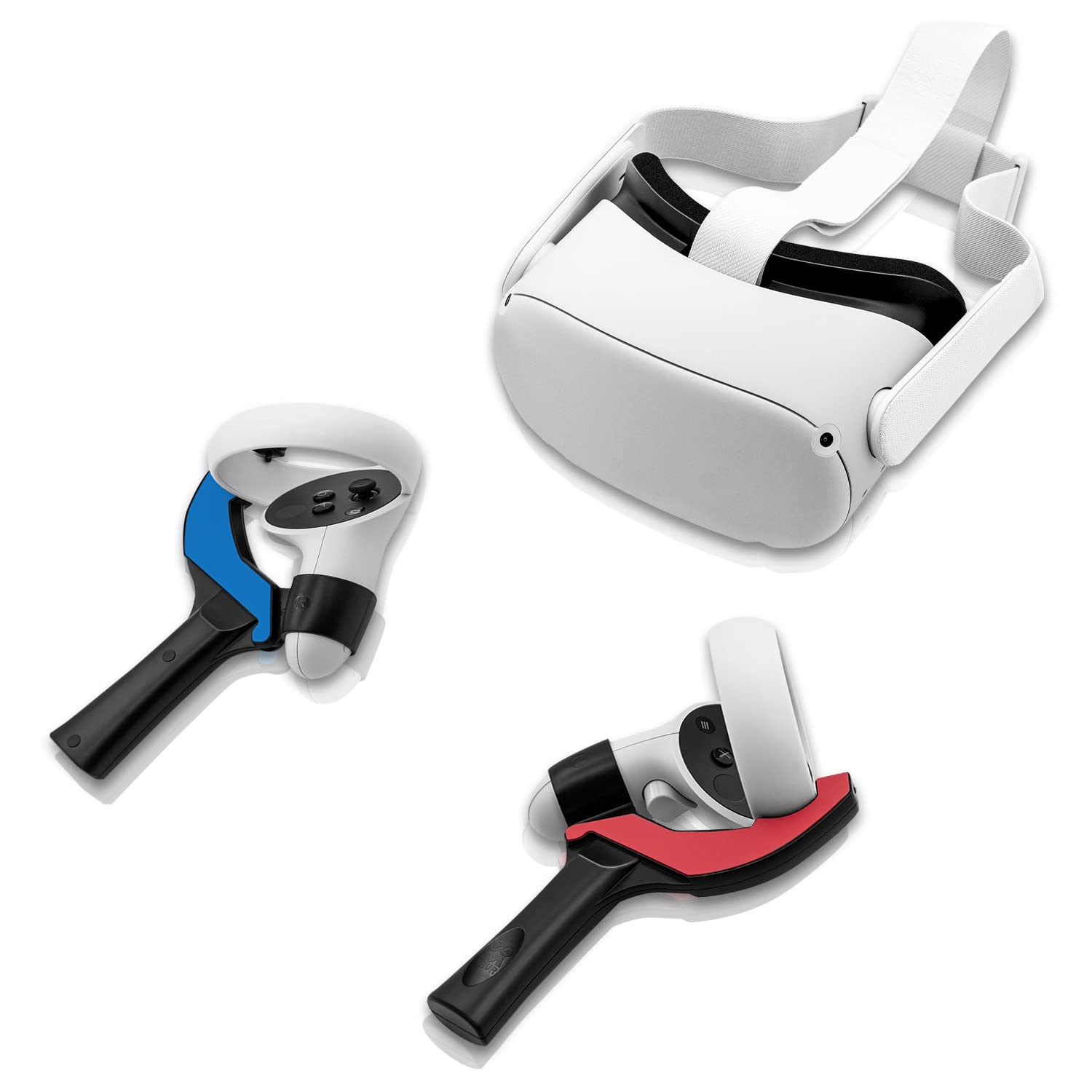 Wigearss Table Tennis Paddle Grip Handle for Oculus Quest 2/3, Touch Controller Playing Eleven Table Tennis VR Game for Oculus Quest 2 Oculus Quest 3