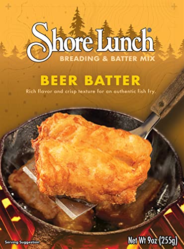 Shore Lunch Batter Mix Beer Batter Mix, 9 Oz, 6 Pack