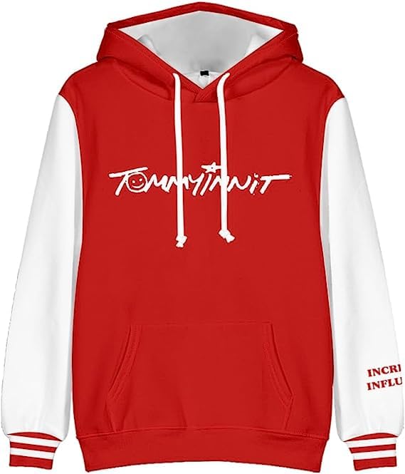 TEATYUKE TommyInnit Baseball Merch Dream Team SMP Hoodie Woman Man Sweatshirt Couple Clothes (1,L)