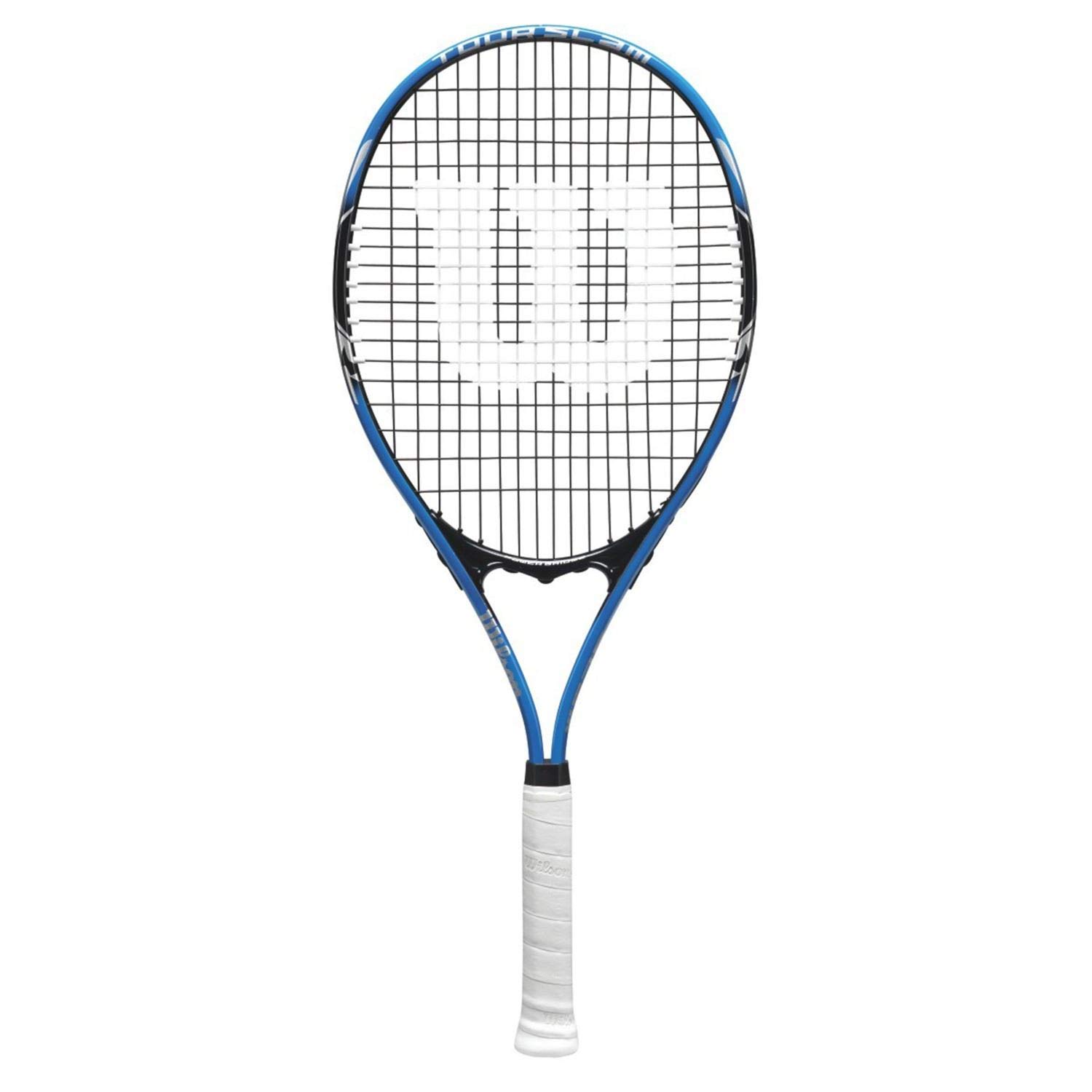 Wilson Unisex-Adult Tour Slam Lite Tennis Racket White/Blue Grip 3